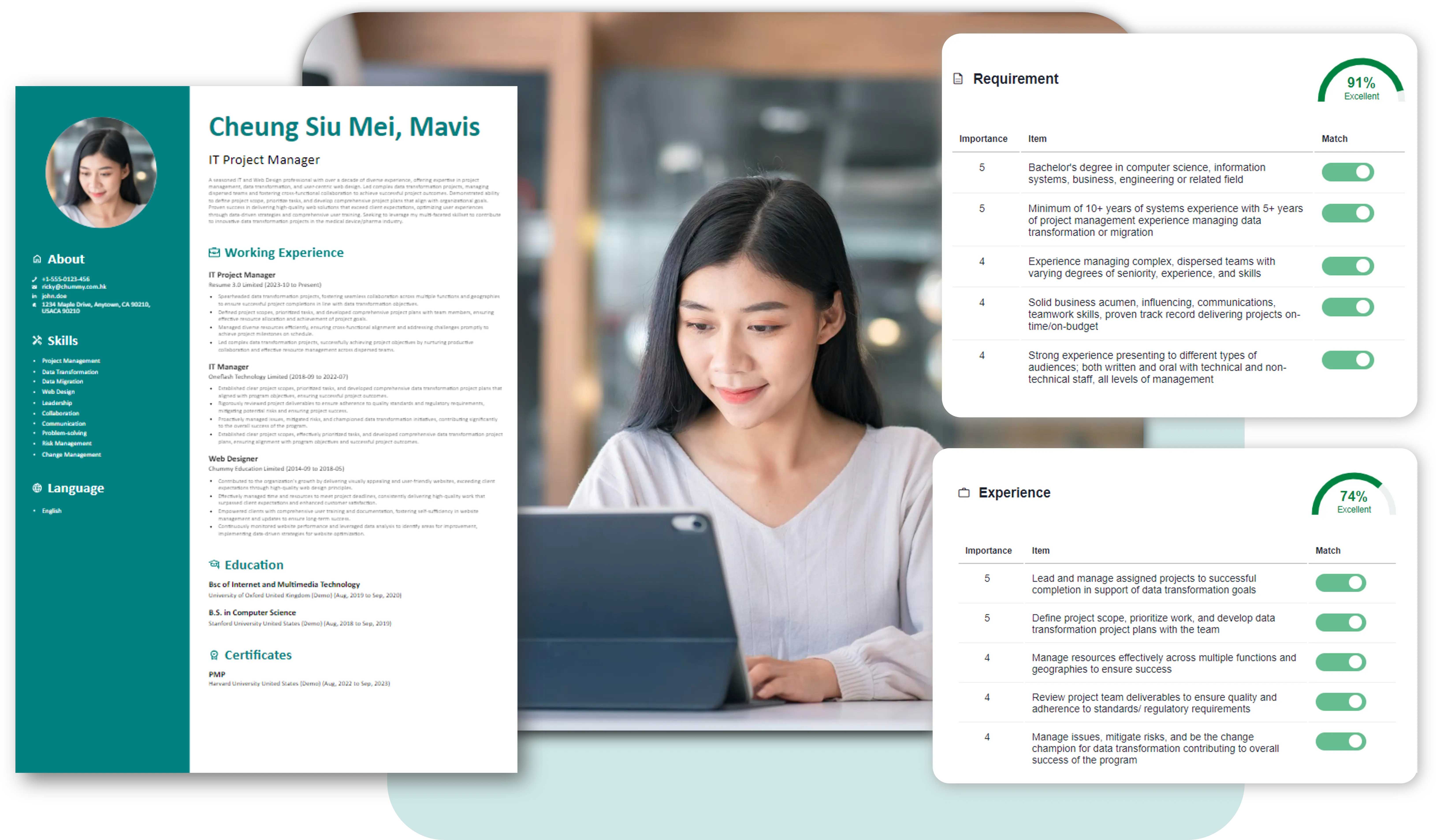 AI Resume Builder - Customise your Resume for Every Job by AI - Resume 3.0